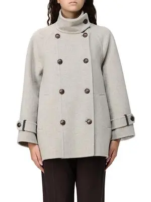 Brunello Cucinelli Double-breasted Coat - Beige