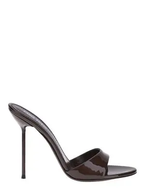 Paris Texas Heeled Sandal - Black
