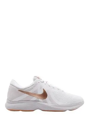 Nike Revolution 4 Metallic Sneakers - White