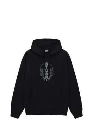 StÜssy Wes Wings Hoodie - Black