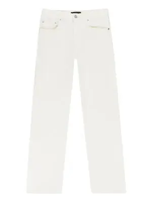 PURPLE BRAND Corduroy Semi Coated Skinny Jeans - White