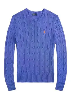 Polo Ralph Lauren Cable-knit Cotton Sweater - Blue