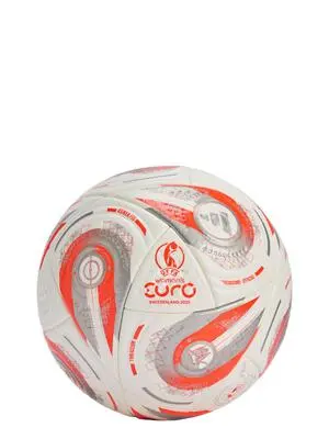Adidas Uefa Euro25™ Final Pro Ball - White / Silver Metallic / Multi / Lucid Lemon