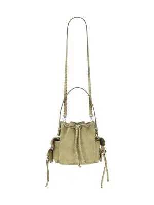 Acne Studios Multipocket Mini Bucket Bag - Herb Green