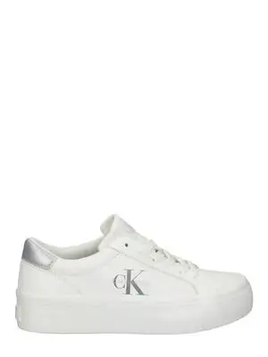 Calvin Klein Logo Platform Sneakers - White