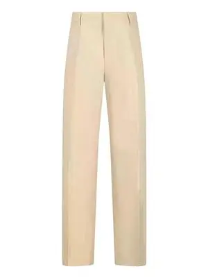 Paul Smith Pleat-detail Straight Leg Trousers - Neutrals