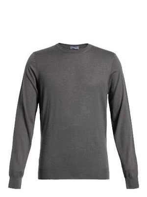 DRUMOHR Super 140s Wool Sweater - Grey