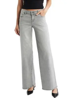 HIDDEN JEANS Mid-Rise Wide Leg Jeans
