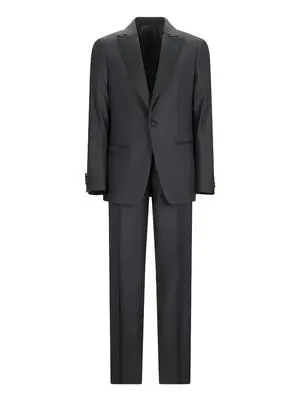 LARDINI Virgin Wool Suit - Grey