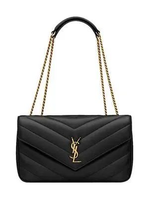 Saint Laurent Saint Laurent Loulou Convertible Shoulder Bag Noir
