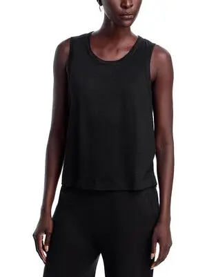 Majestic Filatures Crewneck Tank Top - Noir