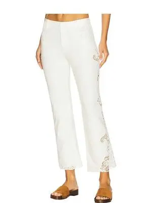 LoveShackFancy Maia Pant - Optic White