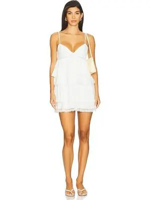 MORE TO COME Evita Mini Dress - White