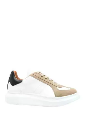 Alexander McQueen Oversized Suede Sneakers - White