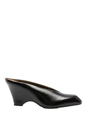 Khaite Wedge-heel Mules - Black