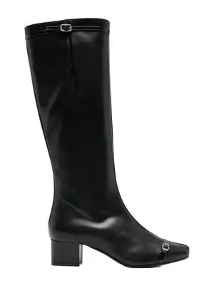 CAREL 40mm Starter Leather Boots - Black