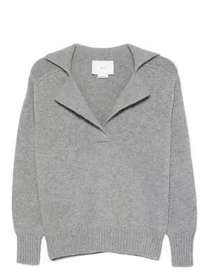 VANISÈ Spread-collar Sweater - Grey