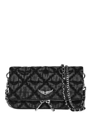 Zadig&Voltaire Rock Nano Monogram Clutch - Grey