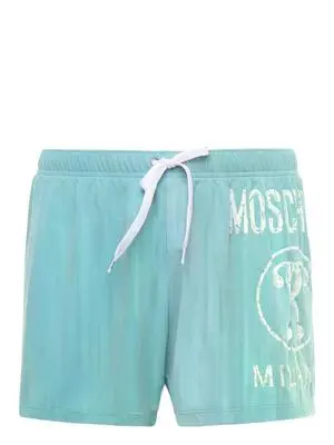 Moschino Logo-print Swim Shorts - Blue