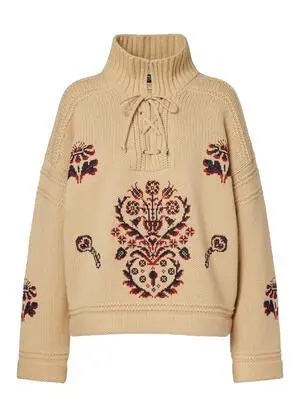 Etro Wool And Cashmere Sweater - Beige
