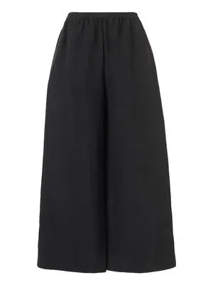THE ROW Bellana Wide-leg Silk Pants - Black