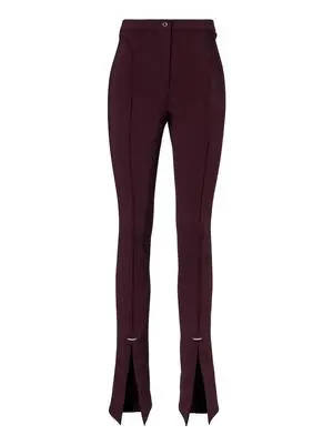 MUGLER High-rise Flared Trousers - Purple