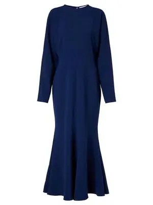 Costarellos Crêpe Maxi Dress - Blue