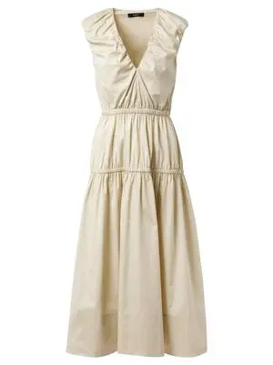 JOSEPH Cotton Midi Dress - Beige