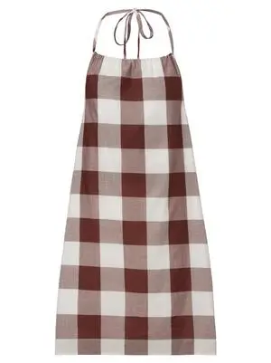 Posse Callie Gingham Cotton Minidress - Multicoloured