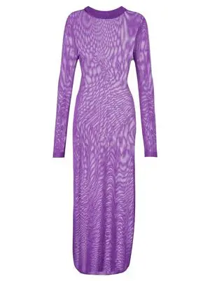 TOM FORD Silk Maxi Dress - Purple