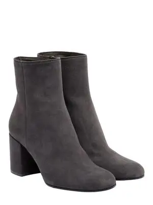 GIANVITO ROSSI Joelle 70 Suede Ankle Boots