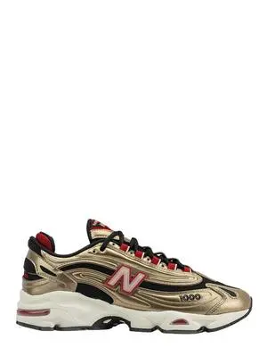 NEW BALANCE 1000 Shoe Palace Exclusive Sneakers - Gold/black