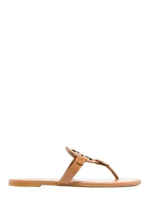 Tory Burch Miller Flat Sandals - Brown
