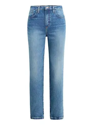 FAVORITE DAUGHTER The Valentina Super-high Rise Straight Jeans - Maui