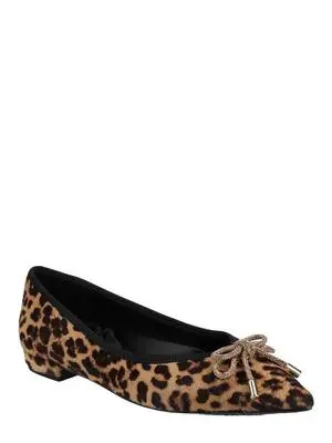 BIRDIES The Goldfinch 15 Print Flats - Leopardprint Haircalf