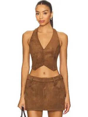 NAKEDVICE The Staten Vest - Brown