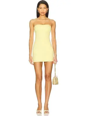 LOVERS AND FRIENDS Drew Mini Dress - Baby Yellow