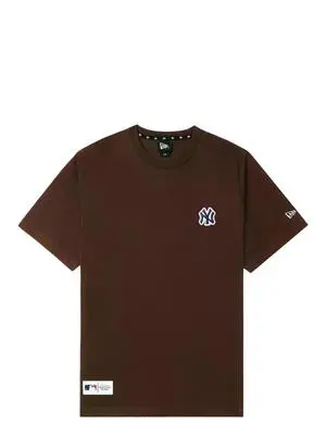 New Era Logo-patch T-shirt - Brown