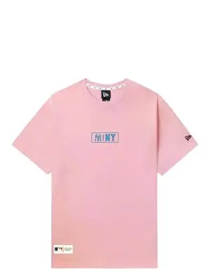 New Era Box-logo Printed T-shirt - Pink