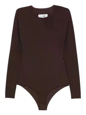 MAISON MARGIELA Long-sleeved Bodysuit - Brown