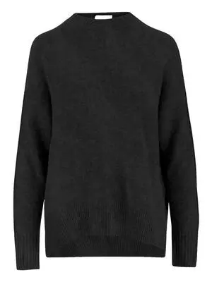 ALLUDE Cashmere Crew-neck Sweater - Black