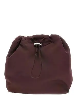 Plan C Drawstring Clutch - Brown