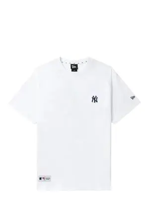 New Era Logo-patch Cotton T-shirt - White
