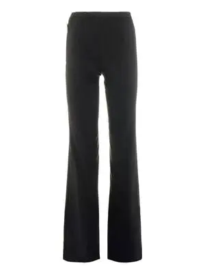 ELISABETTA FRANCHI Logo-Button Trousers