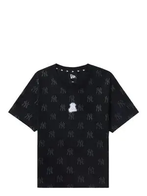 New Era Logo-print T-shirt - Black