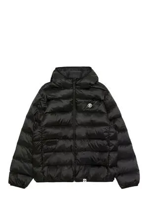 AAPE BY *A BATHING APE® Hooded Quilted Padded Jacket - Black