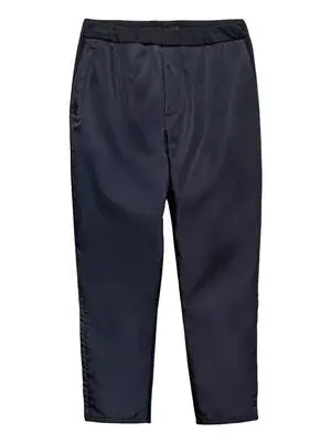 Prada Triangle-logo Trousers - Blue