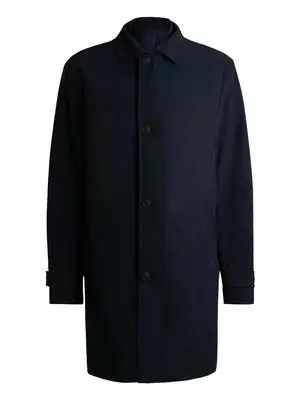 BOSS Single-breasted Coat - Blue