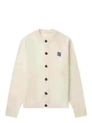 ADER ERROR Sig; Bl Tag Logo-patch Buttoned Cardigan - Neutrals