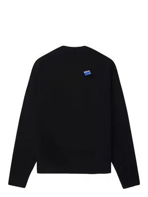 ADER ERROR Buttoned Cardigan With Logo Plaque - Black